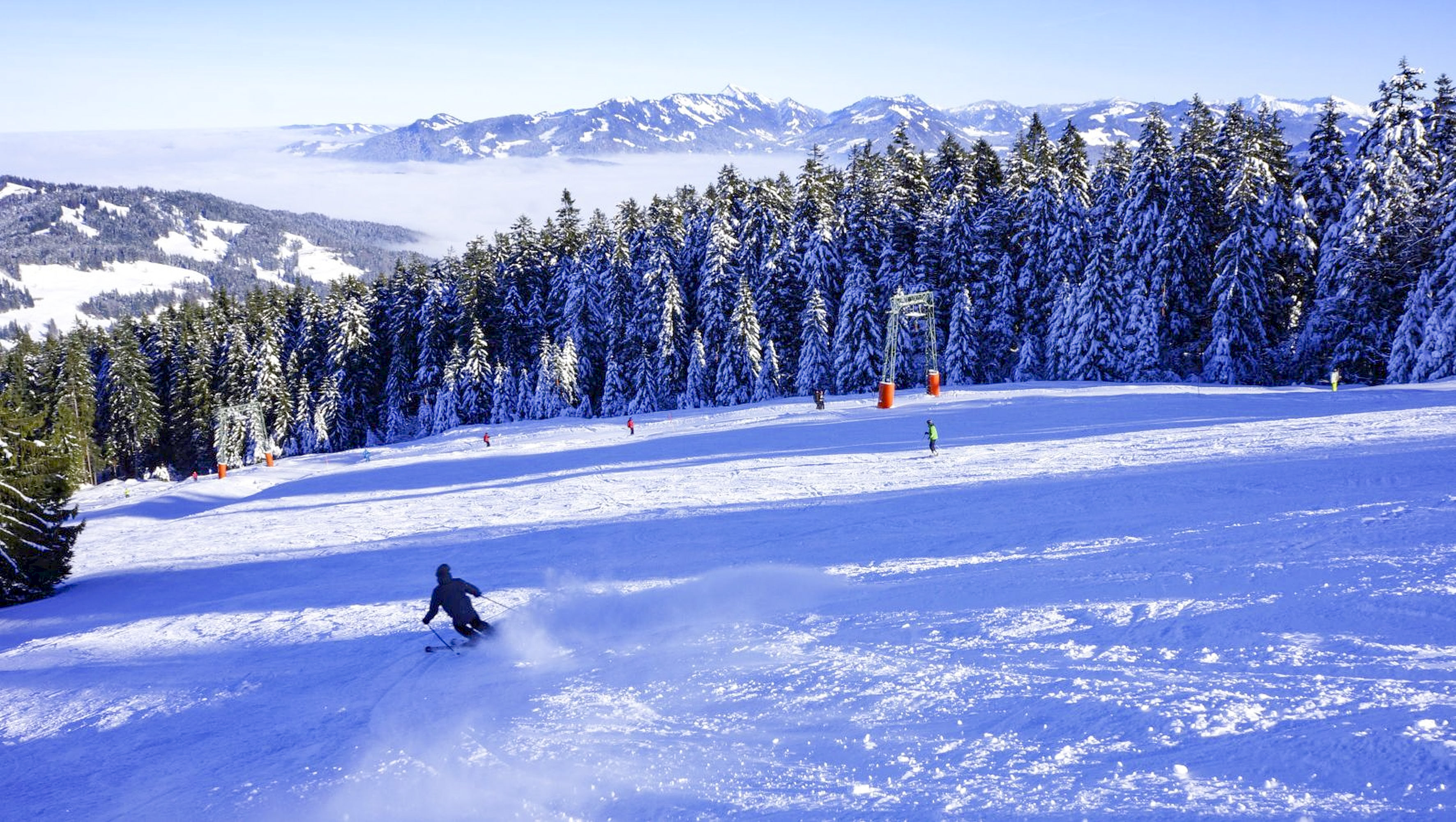 Skigebiet Bödele, Hochälpele, Bergstation Seeblick – Skilifte Bödele